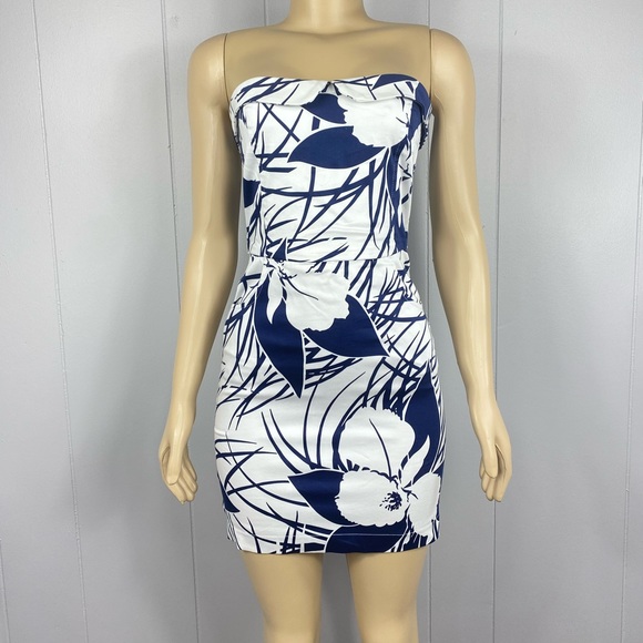 Necessary Objects | Dresses | Necessary Objects Strapless Whitenavy ...